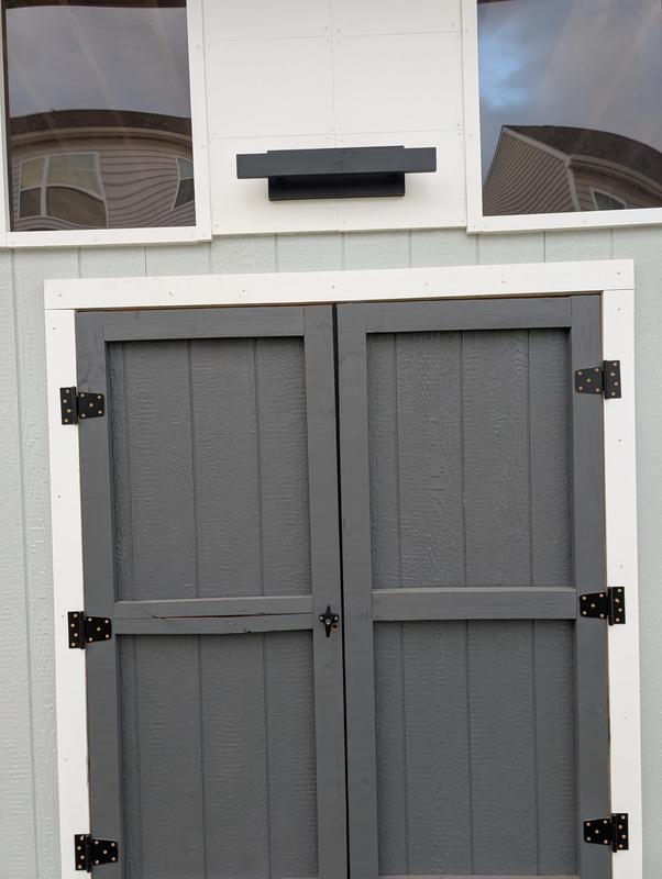 LamQee 15-in H Matte Black Integrated LED Outdoor Wall Light ...