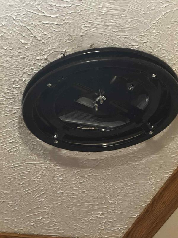 Akicon 2-Sone 80-CFM Stain White Decorative Lighted Bathroom Fan in the ...