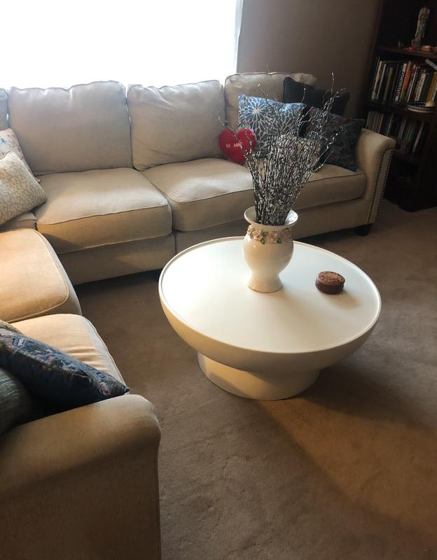 Off-white Modern Coffee Table KY-8839 at Lowes.com