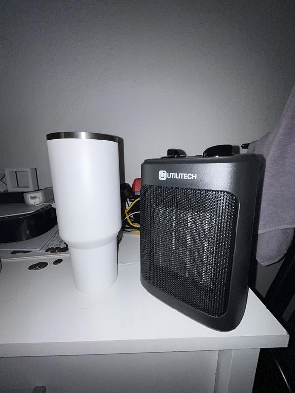 Utilitech 1500 -Watt Fan Baseboard Indoor Electric Space Heater with ...