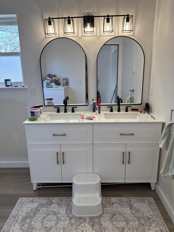 Craftmade Dunn 22.75-in 3-Light Matte Black Transitional Vanity Light ...