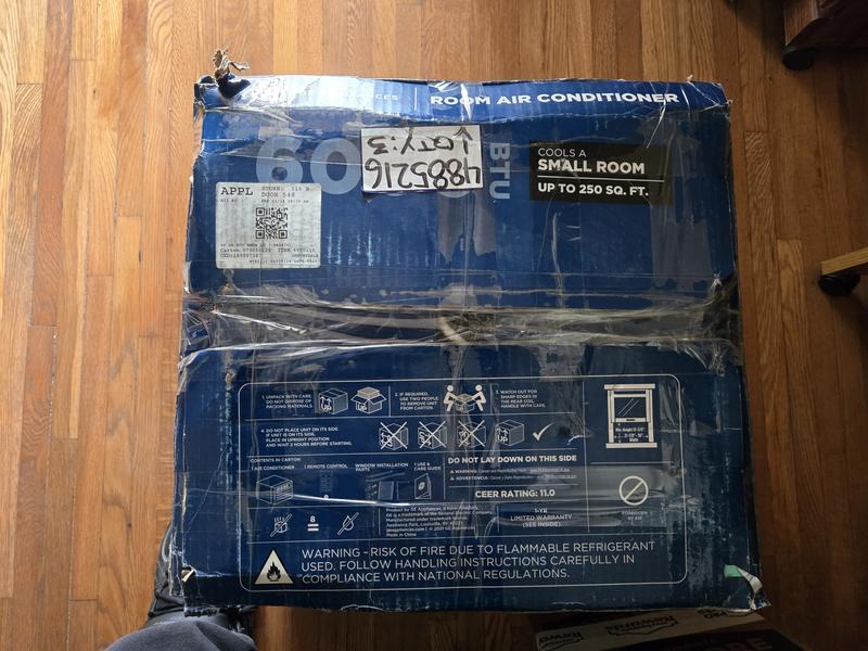 GE 6,000 BTU Electronic Window Air Conditioner for Small Rooms up to ...