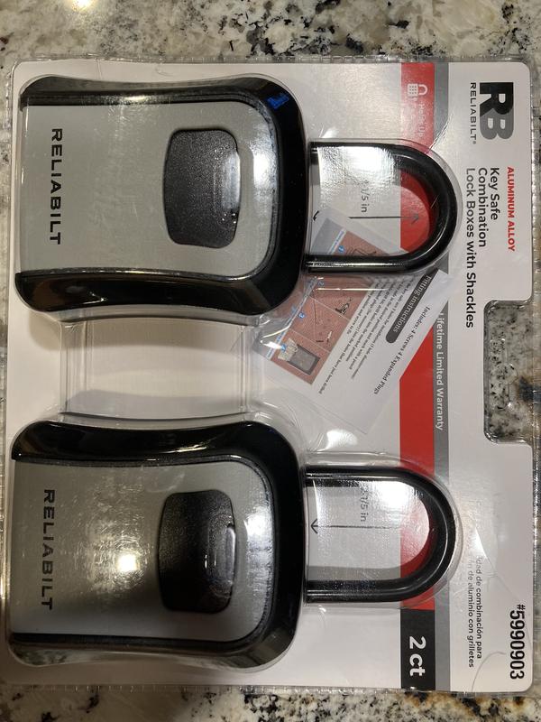 RELIABILT Wall Mount Combination Lock Box (2-Pack) in the Key Safes ...