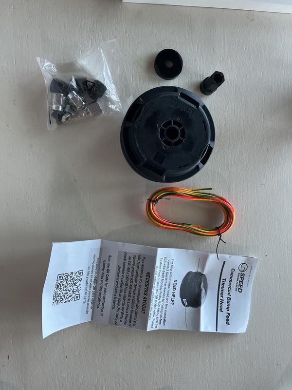 SPEED Universal Fit String Trimmer Head with Wind-in-the-Head Design ...