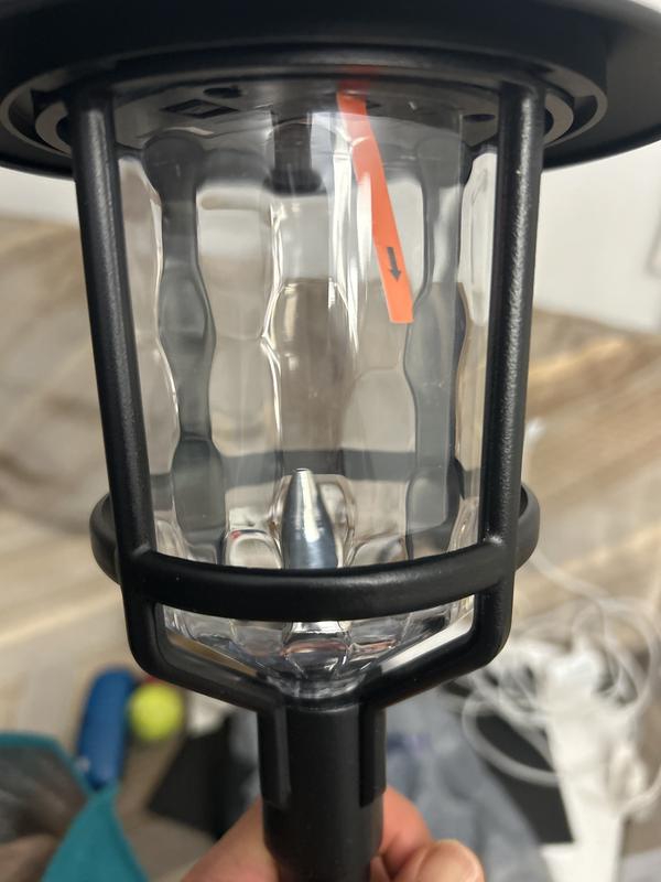 Harbor Breeze Path light 10-Lumen Black Solar LED Outdoor Path Light ...