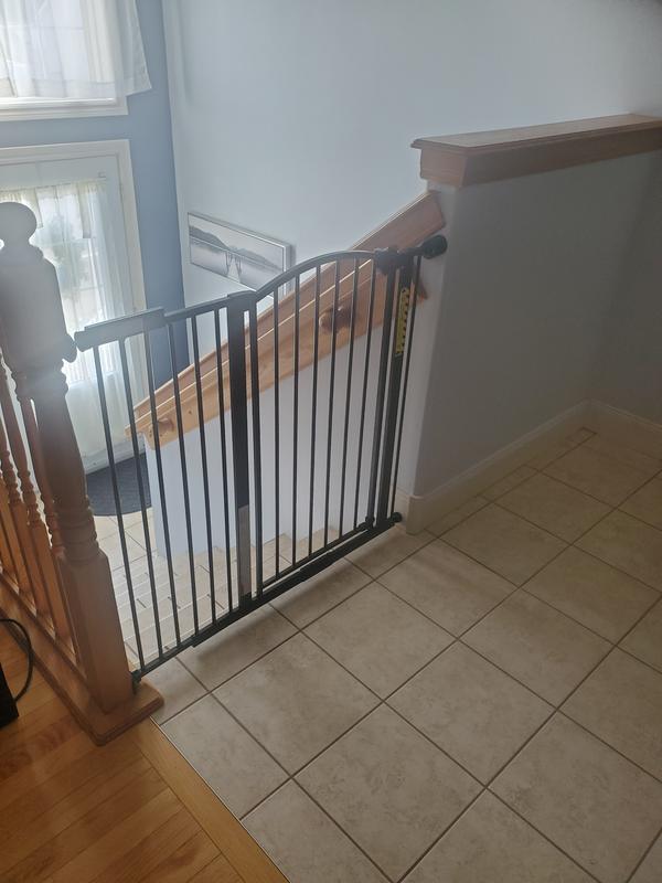 Regalo Gate Extension 6-in x 36-in Pressure/Hardware Mounted Bronze ...