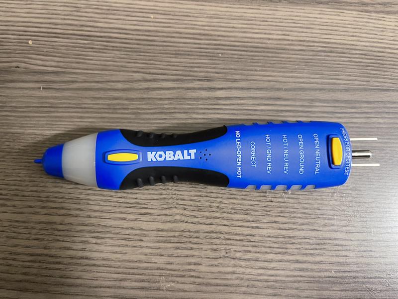 Kobalt Analog Display Voltage Tester 250 Amp 1000-Volt KO-VD7504GFI at ...