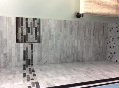 Anatolia Tile White Venatino 12-in x 12-in Polished Natural Stone ...