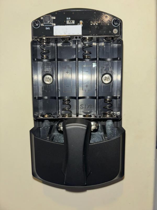 Honeywell Matte Black Electronic Deadbolt Fingerprint Touchscreen ...