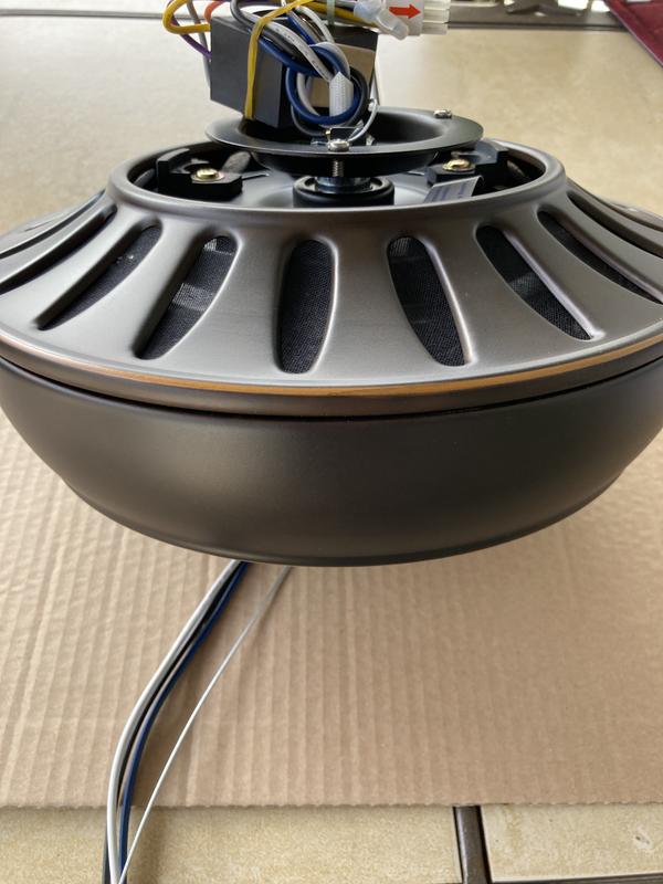 Generation Lighting Cruise 52-in Roman Bronze with American Walnut Abs ...