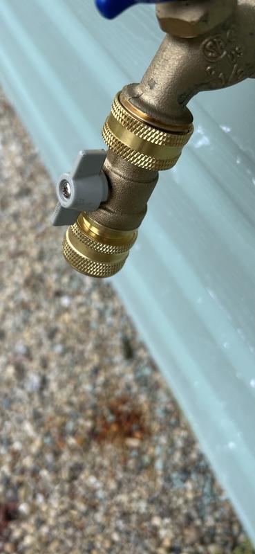 Project Source Brass Quick Connector Set SGY-GAR101 at Lowes.com