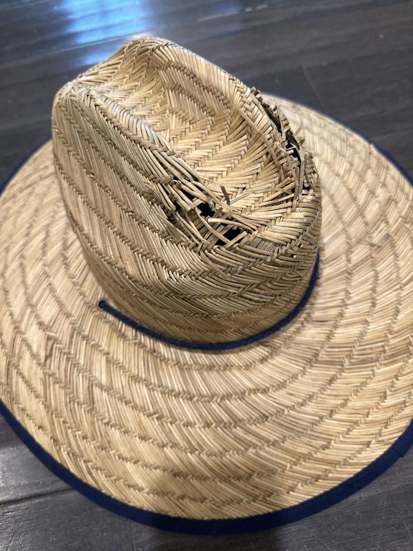 Infinity Brands Americana Straw Hat with US Flag Patch LOW-0002-S24-CR ...