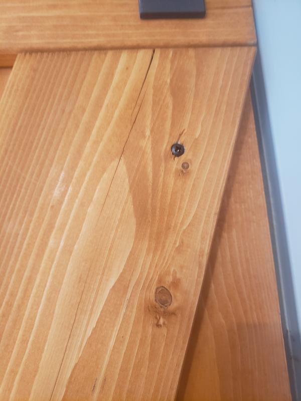 CALHOME 72-in x 84-in Colonial Maple X-frame Knotty pine Wood Solid ...