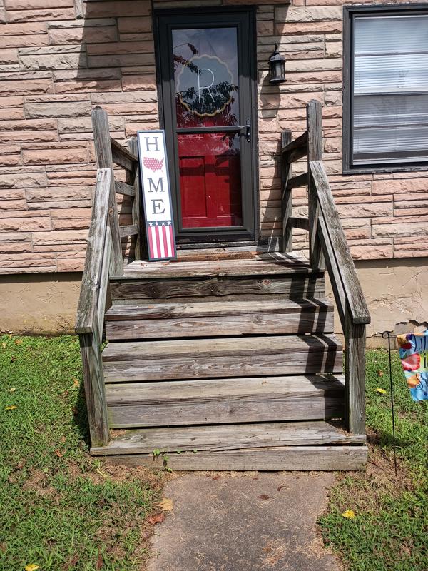 48-in H Fourth of July Porch sign Art print in the Seasonal Decorations ...