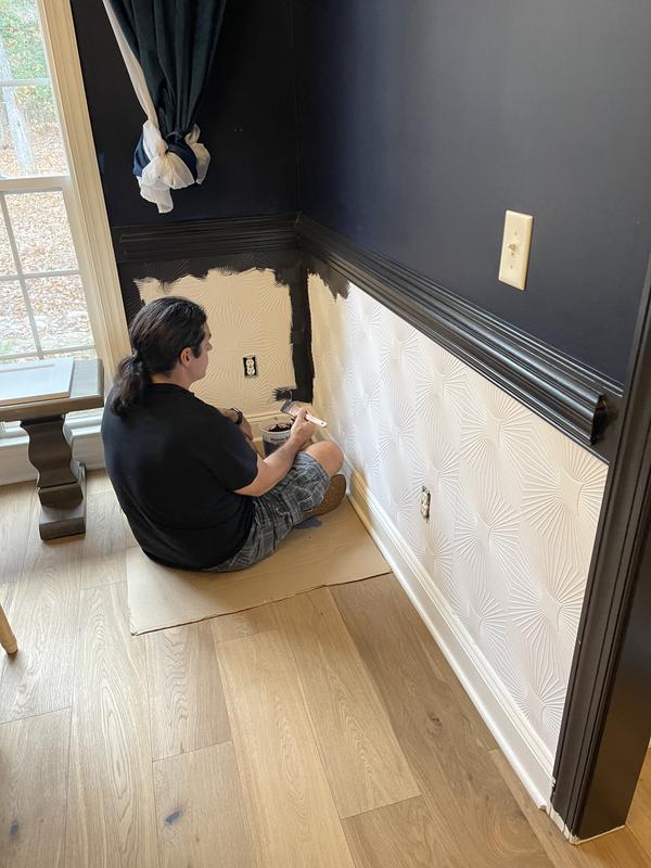 Valspar Ultra Flat Royal Navy 4011-4 Latex Interior Paint Paint ...