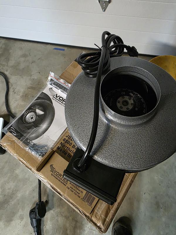 Vortex 4-in dia 198-CFM Galvanized Steel Centrifugal Duct Fan VTX400 at ...