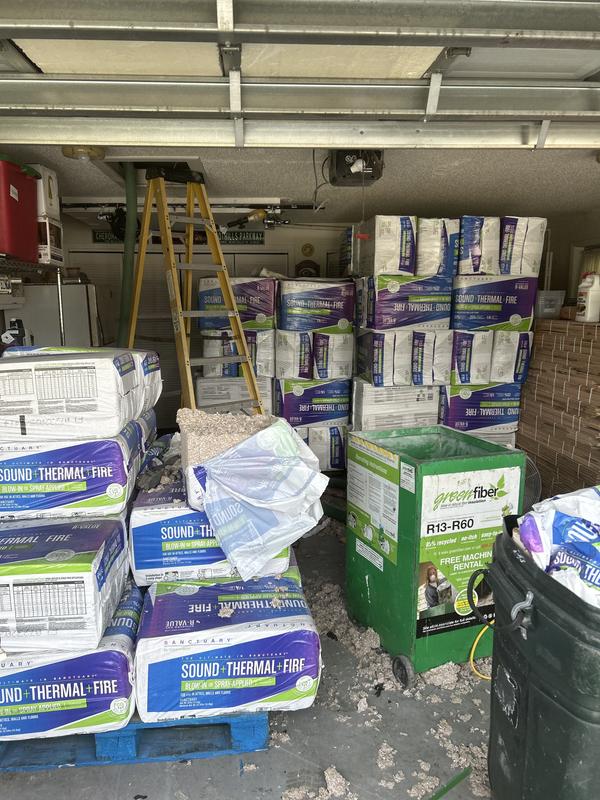 US Greenfiber SANCTUARY by Greenfiber R- 60 Cellulose Blown-In ...