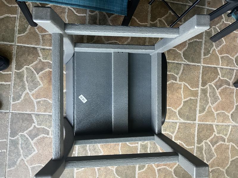 Origin 21 by POLYWOOD Irving Set of 2 Black HDPE Frame Stationary ...
