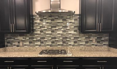 Elida Ceramica (Sample) Multi 3-in x 12-in Glass and Metal Linear ...