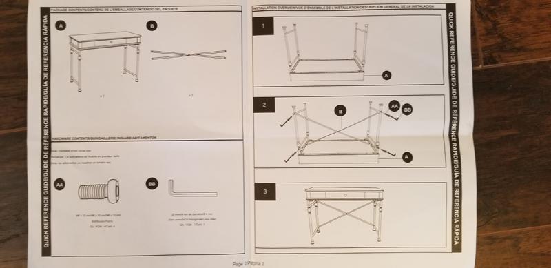allen + roth Allen + Roth 42-in Brown Pine Writing desk in the Desks ...