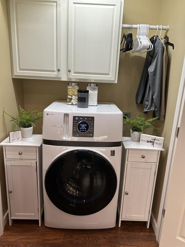 GE Profile with Pet Hair Removal 4.6-cu ft Capacity White Ventless All ...