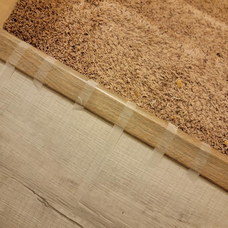 ProCore Plus Charleston Oak 1-in T x 2.5-in W x 94-in L Vinyl Stair ...