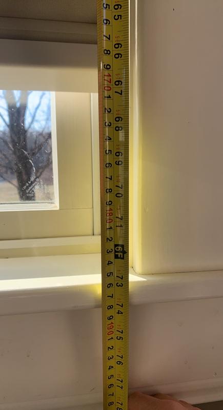 LEVOLOR 60-in x 72-in Ecru Room Darkening Cordless Cellular Shade at ...