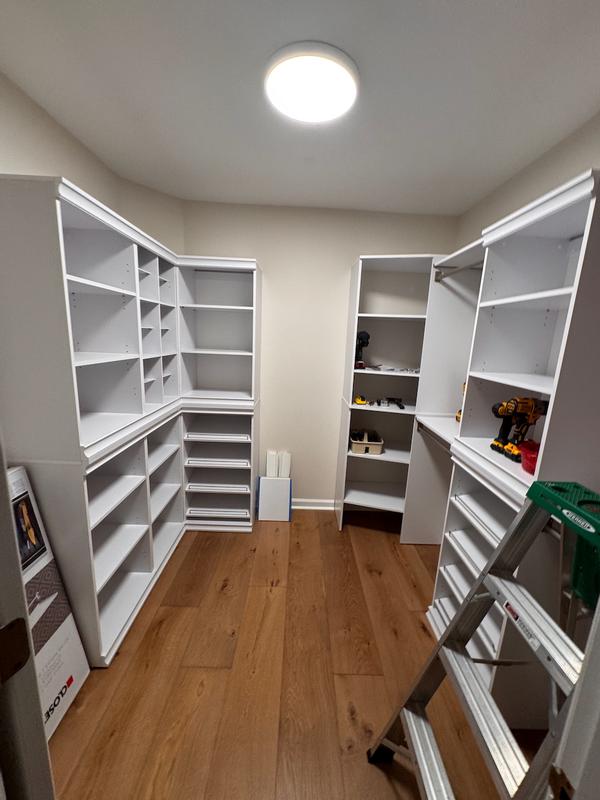 ClosetMaid Open shelves Tower unit Sand Solid Shelving Wood Closet ...