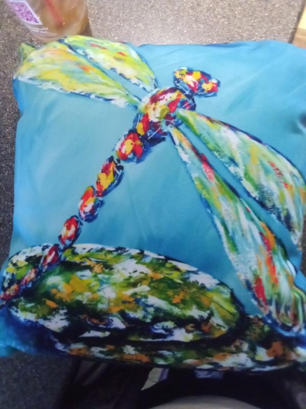 Caroline's Treasures Graphic Print Multicolor Square Bugs Throw Pillow ...