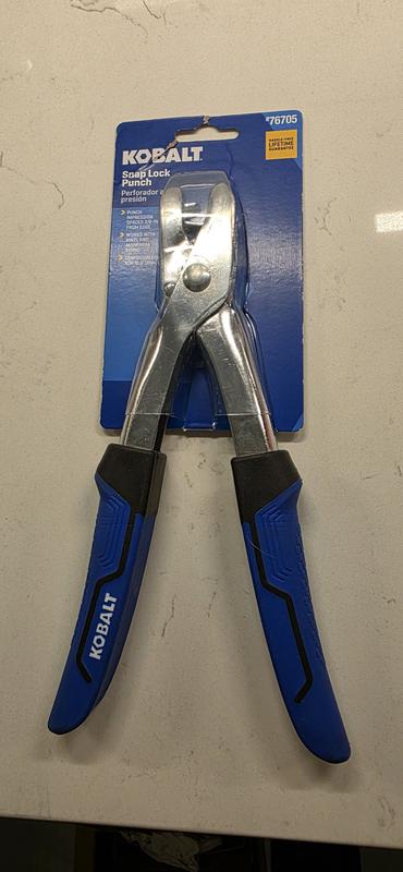 Kobalt 1/2 x 1/8 in Snap lock punch in the Punches department at Lowes.com