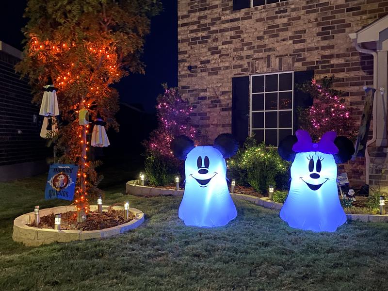 Disney 3.5-ft LED Stylized Minnie Mouse Ghost Inflatable 550265 at ...
