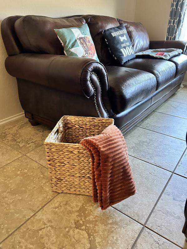 allen + roth Natural Baskets (13-in W x 13-in H x 13-in D) Natural ...