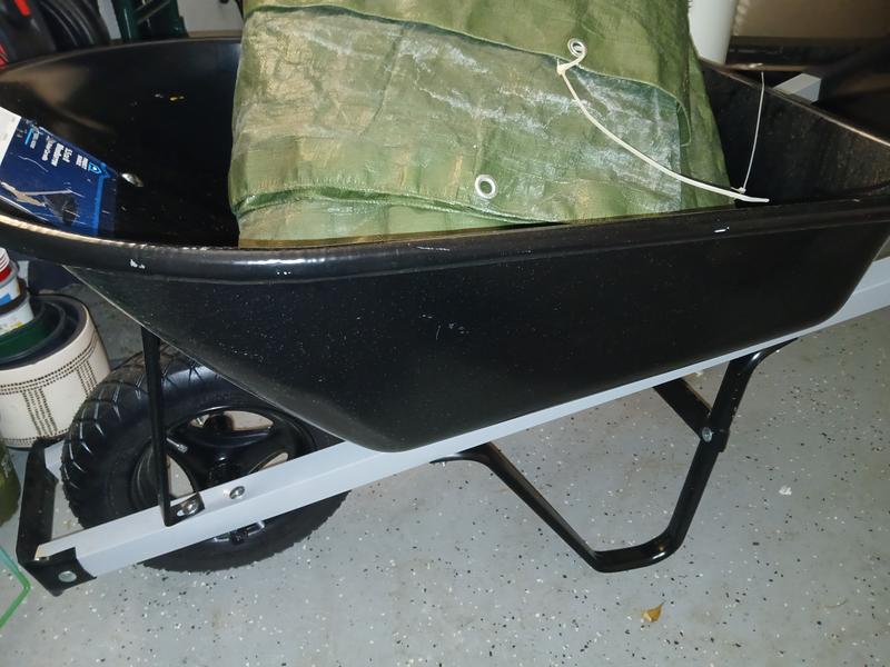 Project Source 5.5-cu ft 1 Wheel Steel Push Wheelbarrow TR5.5-PS 35162 ...