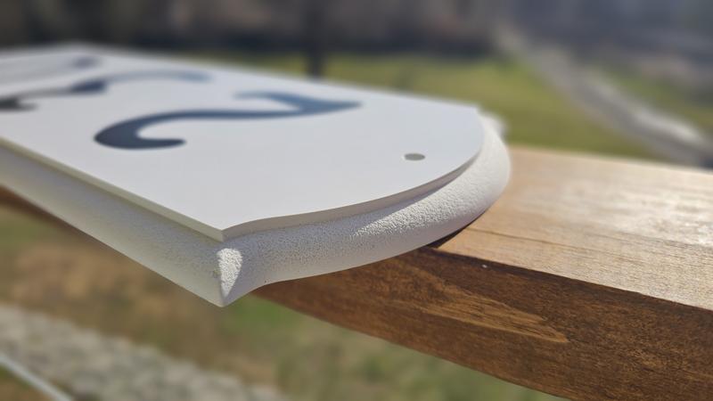 RELIABILT 6-in H x 17-in W White Plastic Address Plaque 847503 at Lowes.com