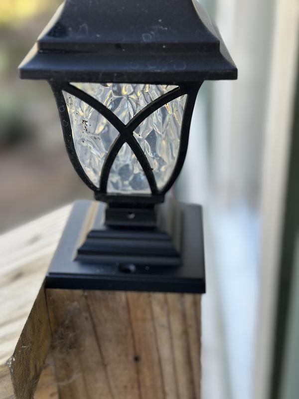 Harbor Breeze 2-pack Universal Path Light Post Mount Adapter LS1393-BKM ...