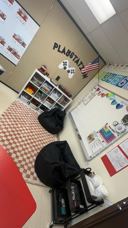 Balta 4 X 5 (ft) Navy Indoor Geometric Mid-century Modern Area Rug ...