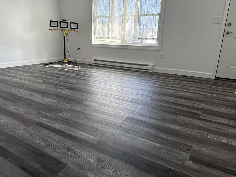STAINMASTER Barnes Oak Gray 12-mil x 7-3/32-in W x 47-in L Waterproof ...