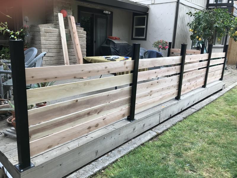 HOFT 32-in Black PVC Adjustable Rail filler in the Deck Tools ...