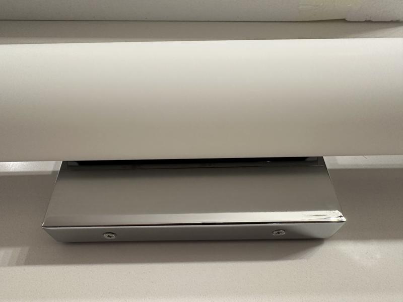Lucere Vanity Light 25-in 1-Light Polished Chrome LED Modern ...