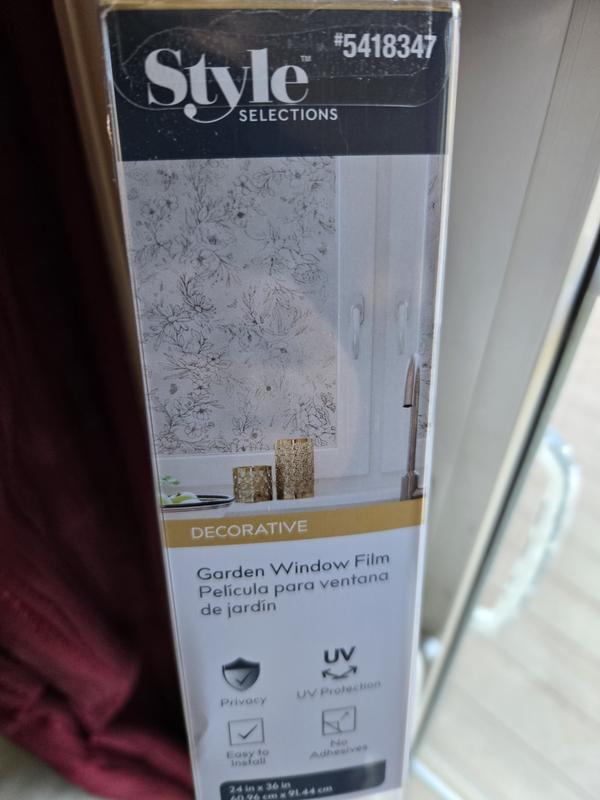 Style Selections Garden 24-in x 36-in Privacy Decorative Window Film 03 ...