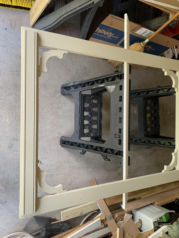 Screen Tight Colonial 36-in x 80-in Wood Wood Hinged Single Screen door ...