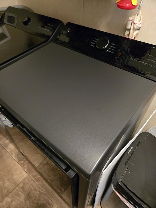 Shop LG Agitator Smart Top-Load Washer and Gas Dryer Matte Black Set at ...