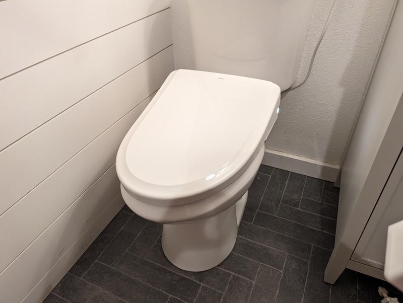 TOTO S7A Plastic Cotton White Elongated Heated Bidet Toilet Seat ...