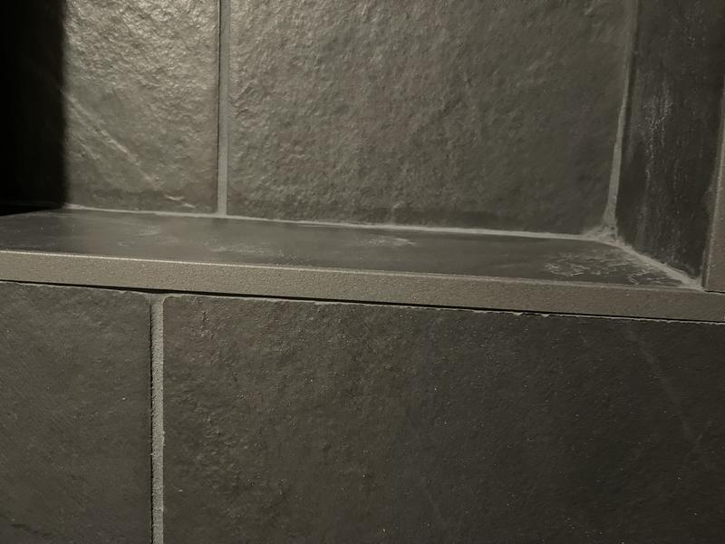 American Olean Carbon Mist Slate 12-in x 24-in Glazed Porcelain Stone ...