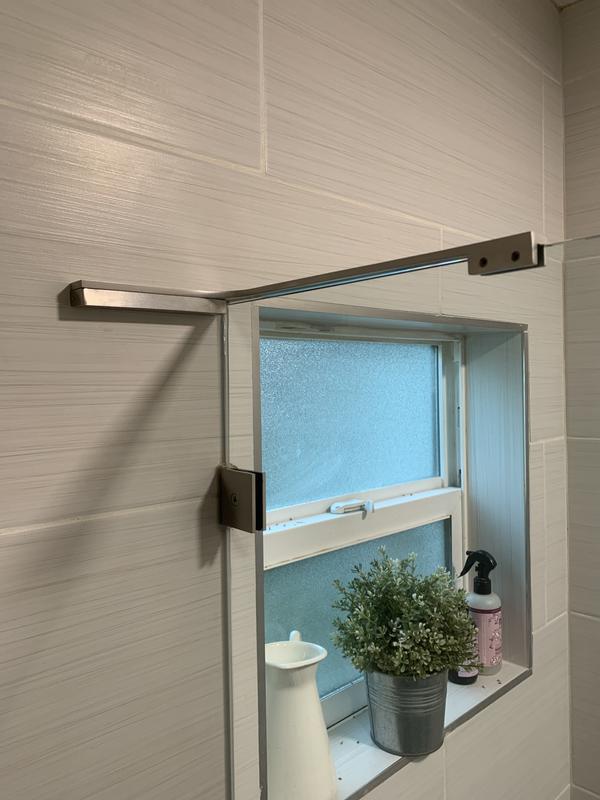 DreamLine L-Bar Support Bracket 12-in (Left Wall Installation) for 10mm ...