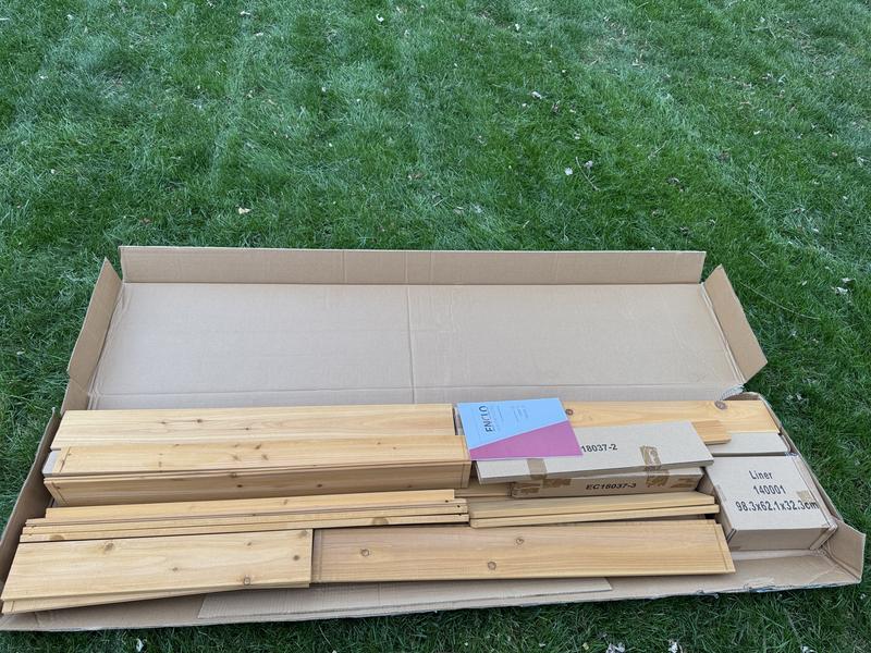 Enclo Privacy Screens Concord 41-in W x 73-in H Wood Planter Box Cedar ...
