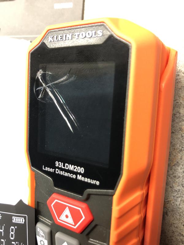 Klein Tools 200-ft Indoor/Outdoor Green Laser Distance Measurer ...