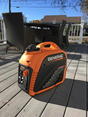 Generac GP 2200i 2200-Watt Gasoline Portable Inverter Generator at ...