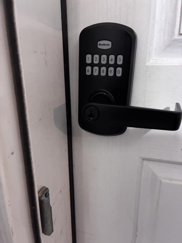 Kwikset Smartcode 955 Light Commercial Keyless Entry Matte Black Keypad ...