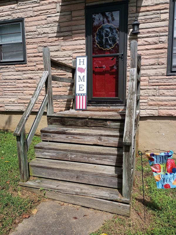 48-in H Fourth of July Porch sign Art print in the Seasonal Decorations ...
